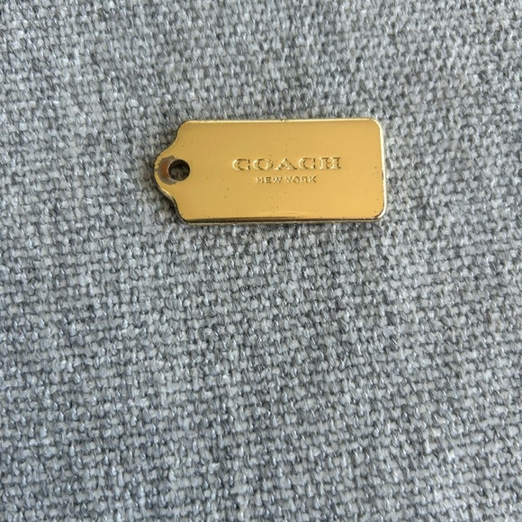 Coach | Bags | Coach Gold Rectangular Tag | Poshmark
